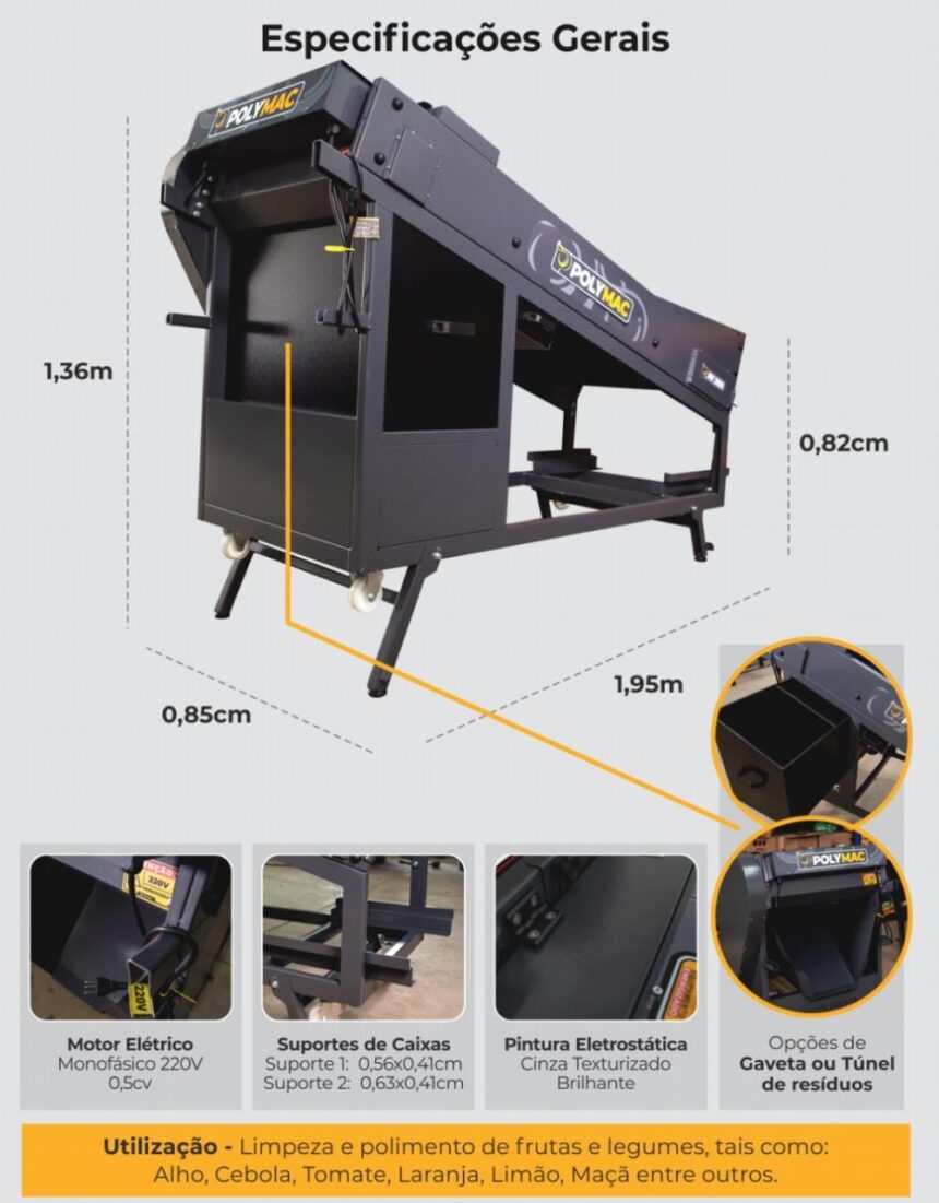 POLYFRUTAS PF 300 - Polymac - Polymac